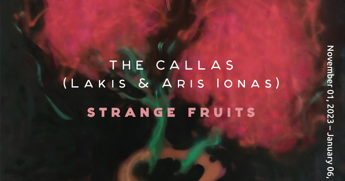 Press Release: The Callas (Lakis & Aris Ionas) | Strange Fruits | Dio Horia Gallery