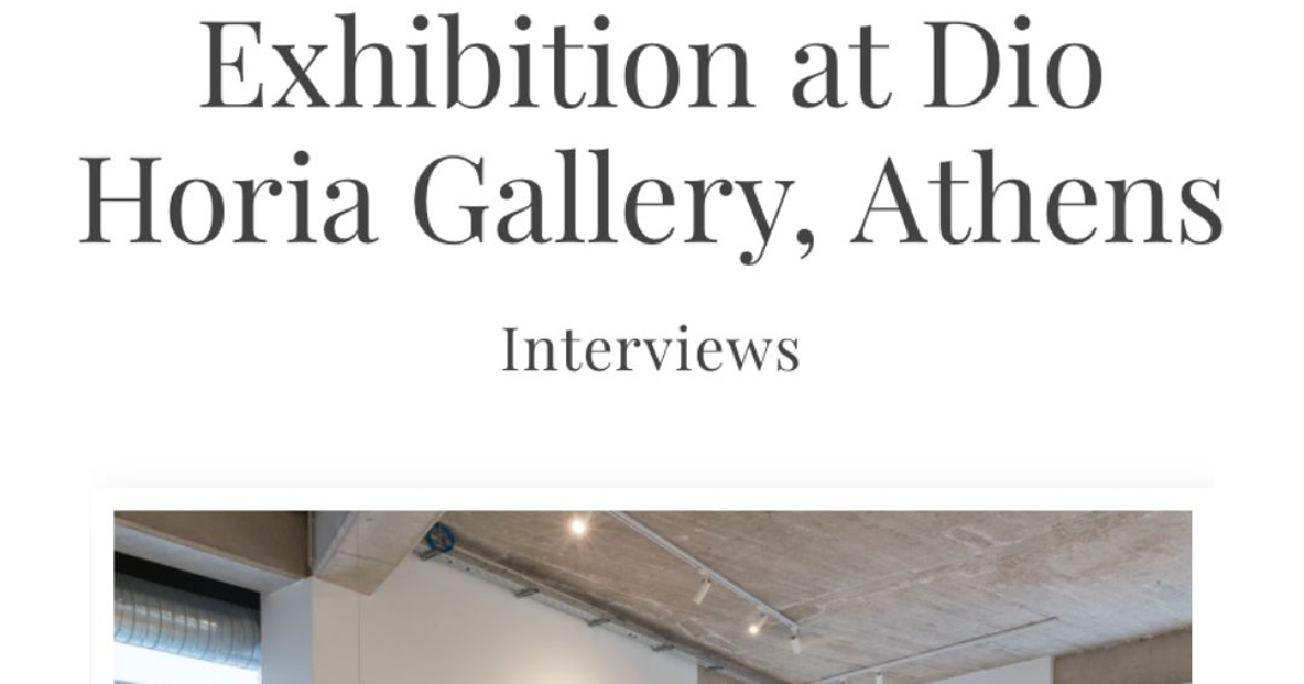 News & Press | Dio Horia Gallery